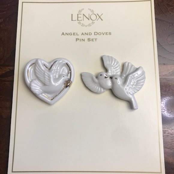 Lenox | Jewelry | Lenox Angel Dove 24 Karat Gold Lifetime Breakage ...